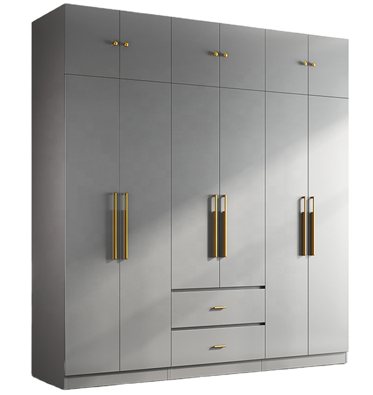 Italian Minimalist Wardrobe Modern Simple Practical Bedroom Wooden ...