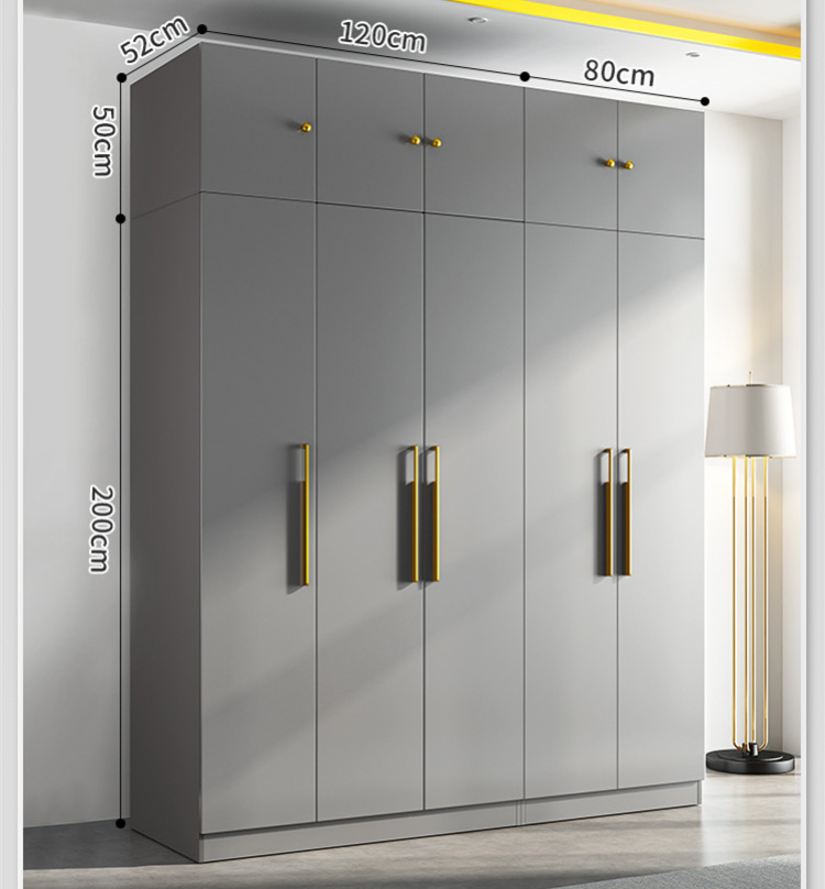 Italian Minimalist Wardrobe Modern Simple Practical Bedroom Wooden ...