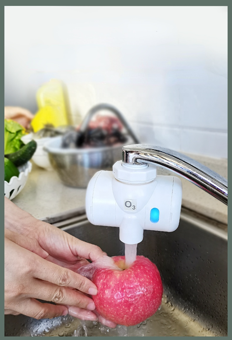 Kitchen Ozonizer Tap Water Filter Self-powered O3 Generator Ozone Water ...