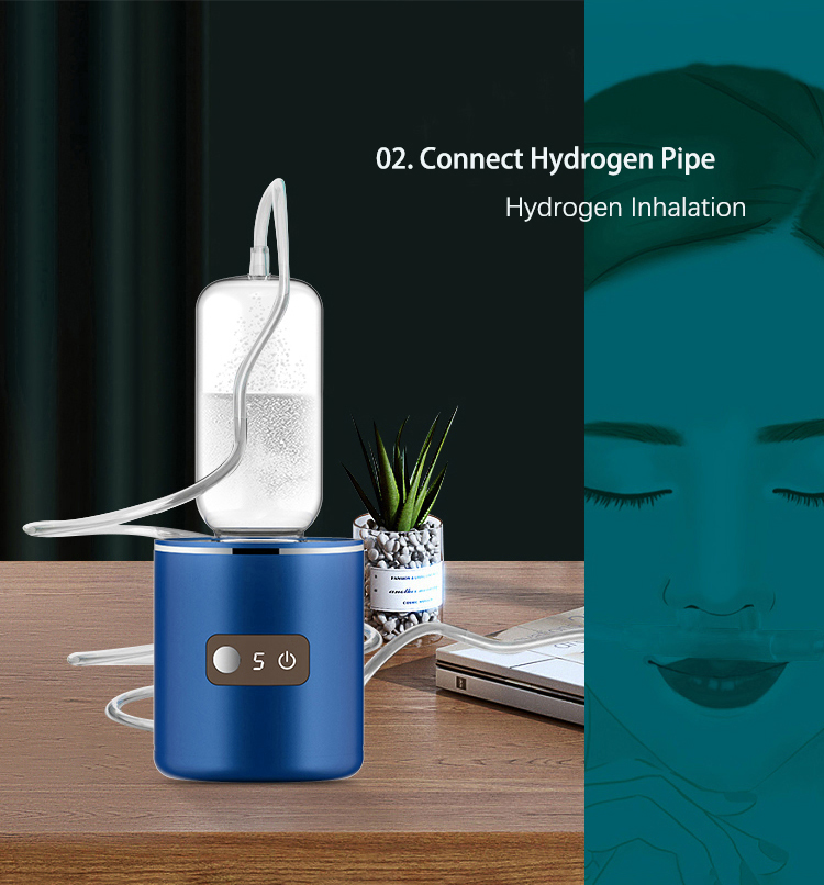 3000ppb H2 Cup Water Ionizer Rechargeable Hydrogen Water Bottle Spe Pem ...