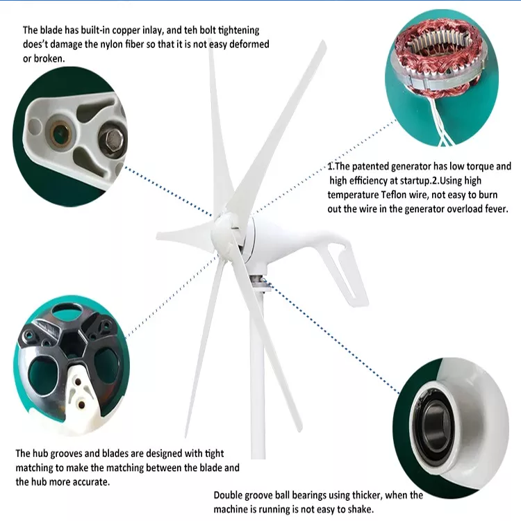 Buy China Wholesale High Quality 200w 12v Mini Vertical Axis Wind ...