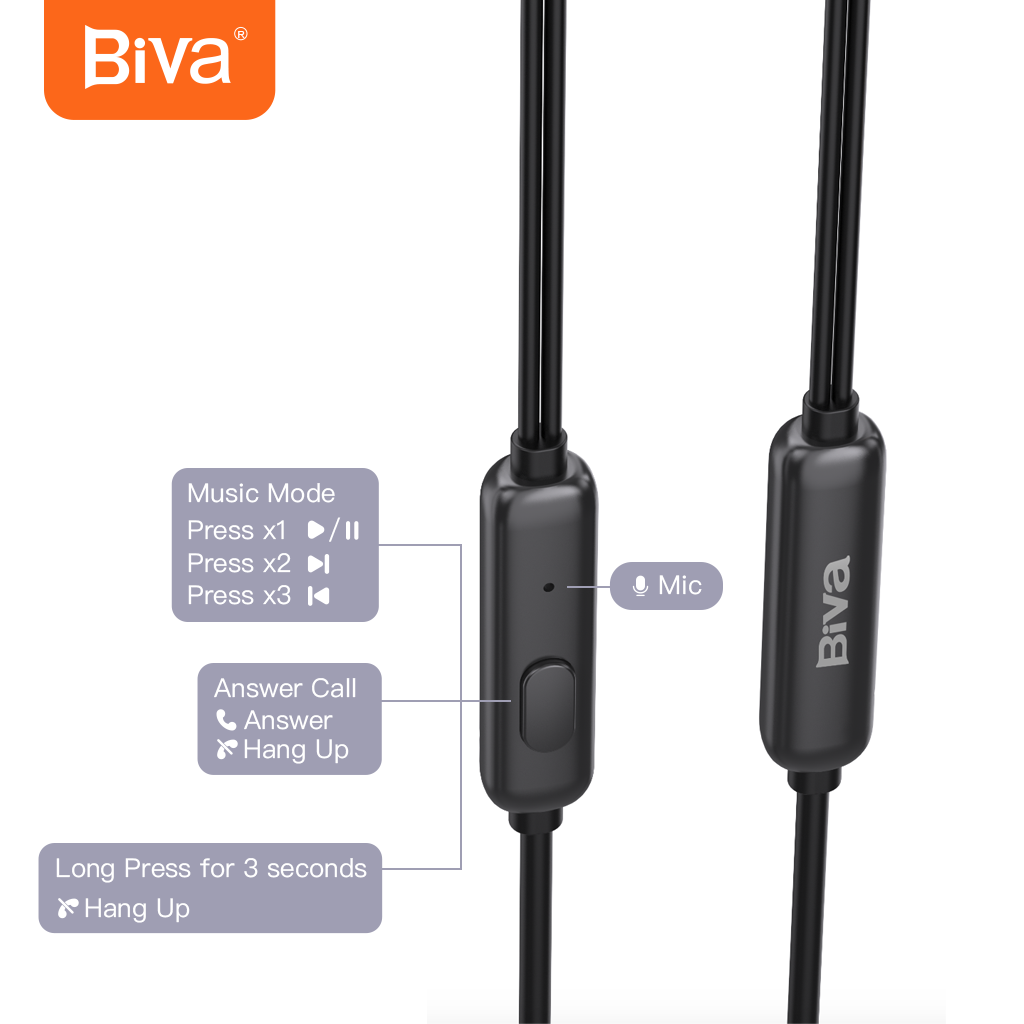 Bulk Buy China Wholesale Biva Hf -11 &wholesale 3.5mm In Ear With Mic ...