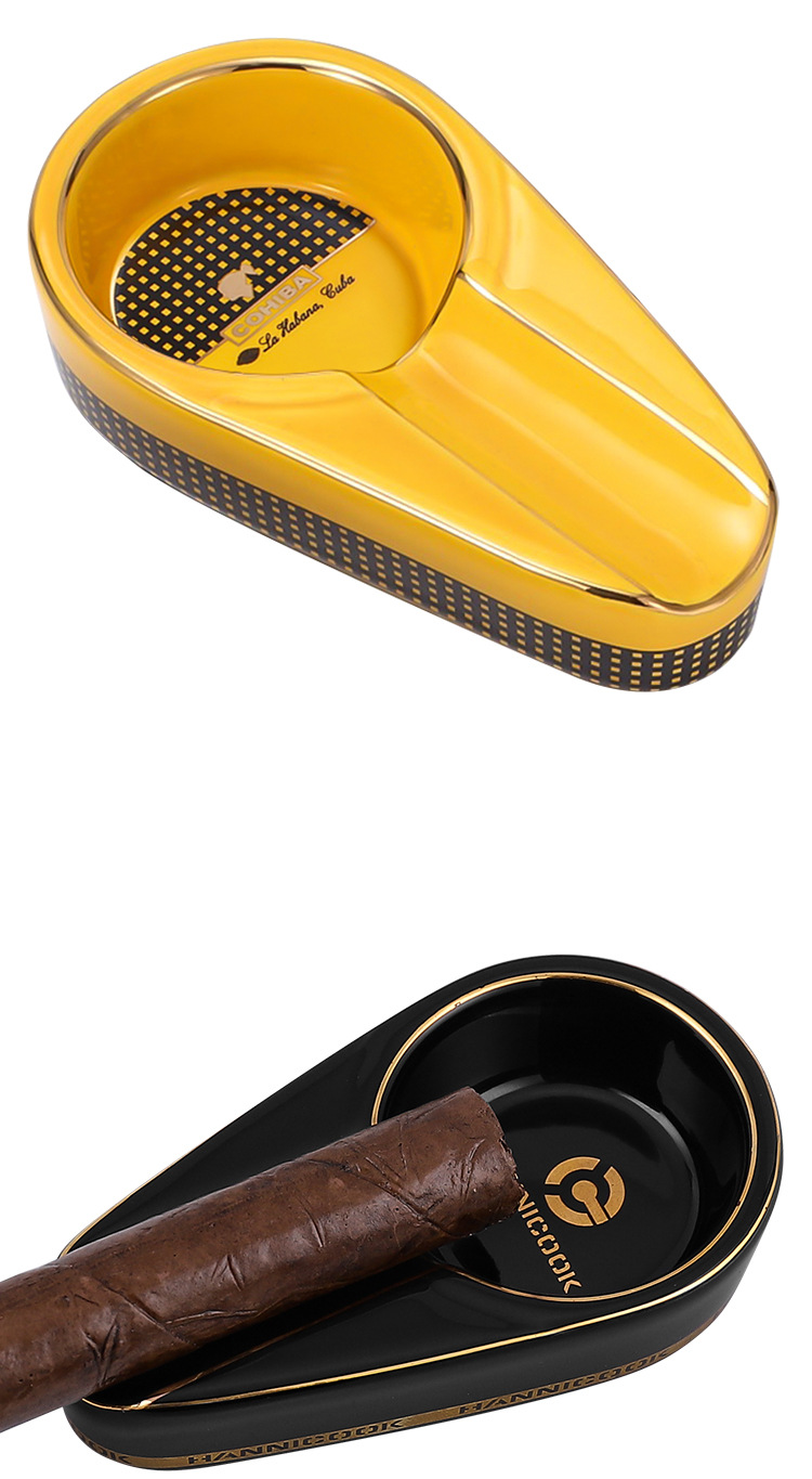 Buy Wholesale China Custom Logo Luxury Cigar Ash Tray Classic Creative ...