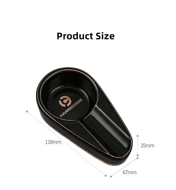Buy Wholesale China Custom Logo Luxury Cigar Ash Tray Classic Creative ...