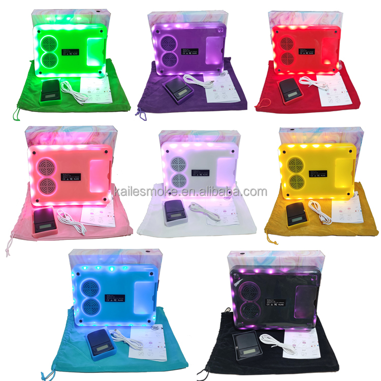 Buy Wholesale China New Arrival Plastic Led Speaker Rolling Tray With ...