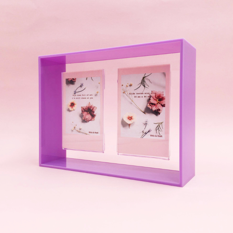 Buy Wholesale Stock Purple Modern Design Fujifilm Instax Dual Mni Photo ...