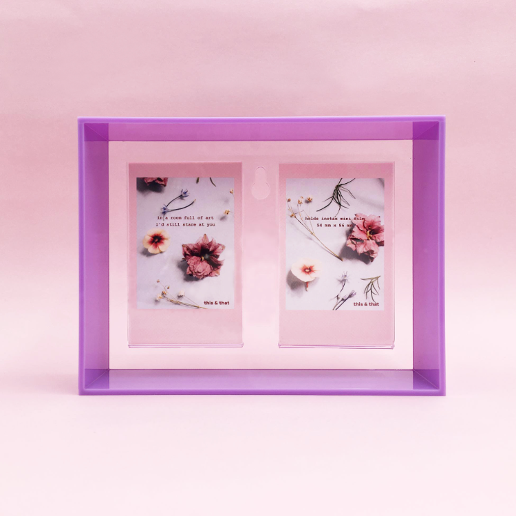 Buy Wholesale Stock Purple Modern Design Fujifilm Instax Dual Mni Photo ...