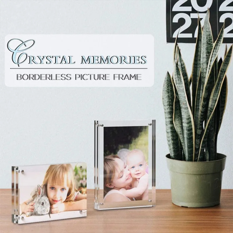 Customized Size Transparent Acrylic Sublimation Double Sided Picture ...
