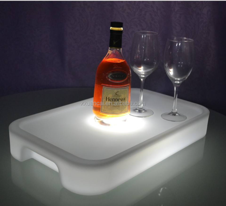 Hot Selling Ip68 Water Proof Rechargeable Super Led Light Serving Tray ...
