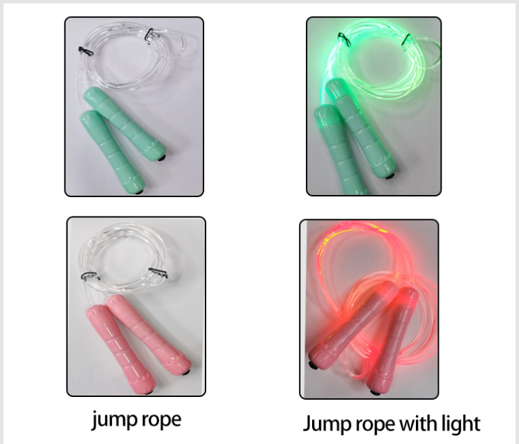 Led Display Pvc Speed Pink Jump Ropes Rush Athletics Plastic Quick ...