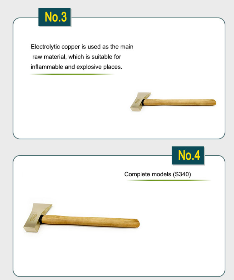 Explosion-proof Tools Non-spark Double-edged Axe Non-spark Safety Tools ...