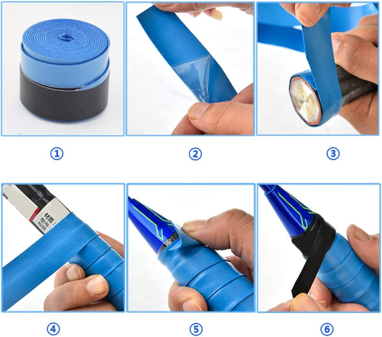 Buy Wholesale China 10 Pcs Badminton Grip Tennis Racket Customized ...