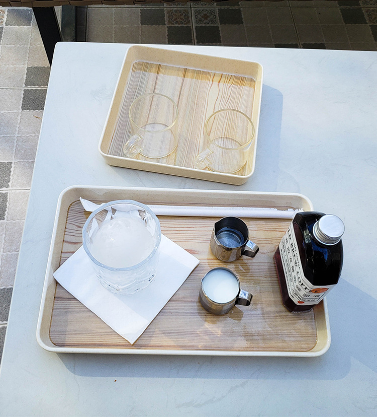 Buy Wholesale China New Type Bamboo Wooden Trays Serving Bamboo Fiber ...