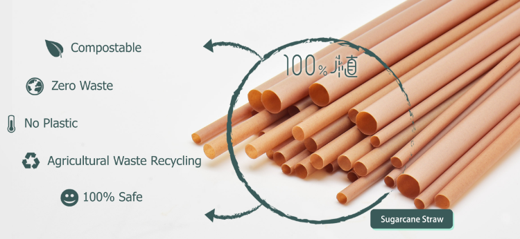 Best Selling Eco Friendly Compostable And Biodegradable Sugarcane Straw ...