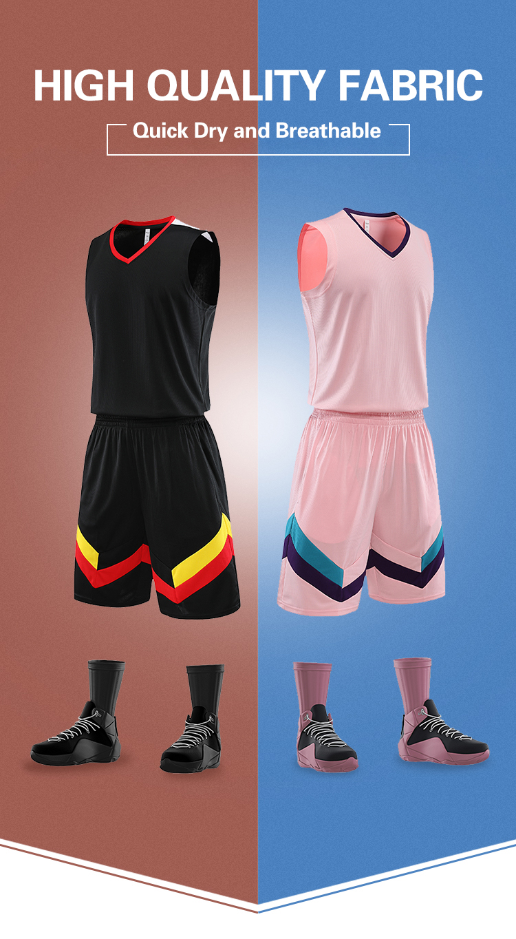 High-quality Custom Design Black And Red Basketball Jersey Men Kids ...