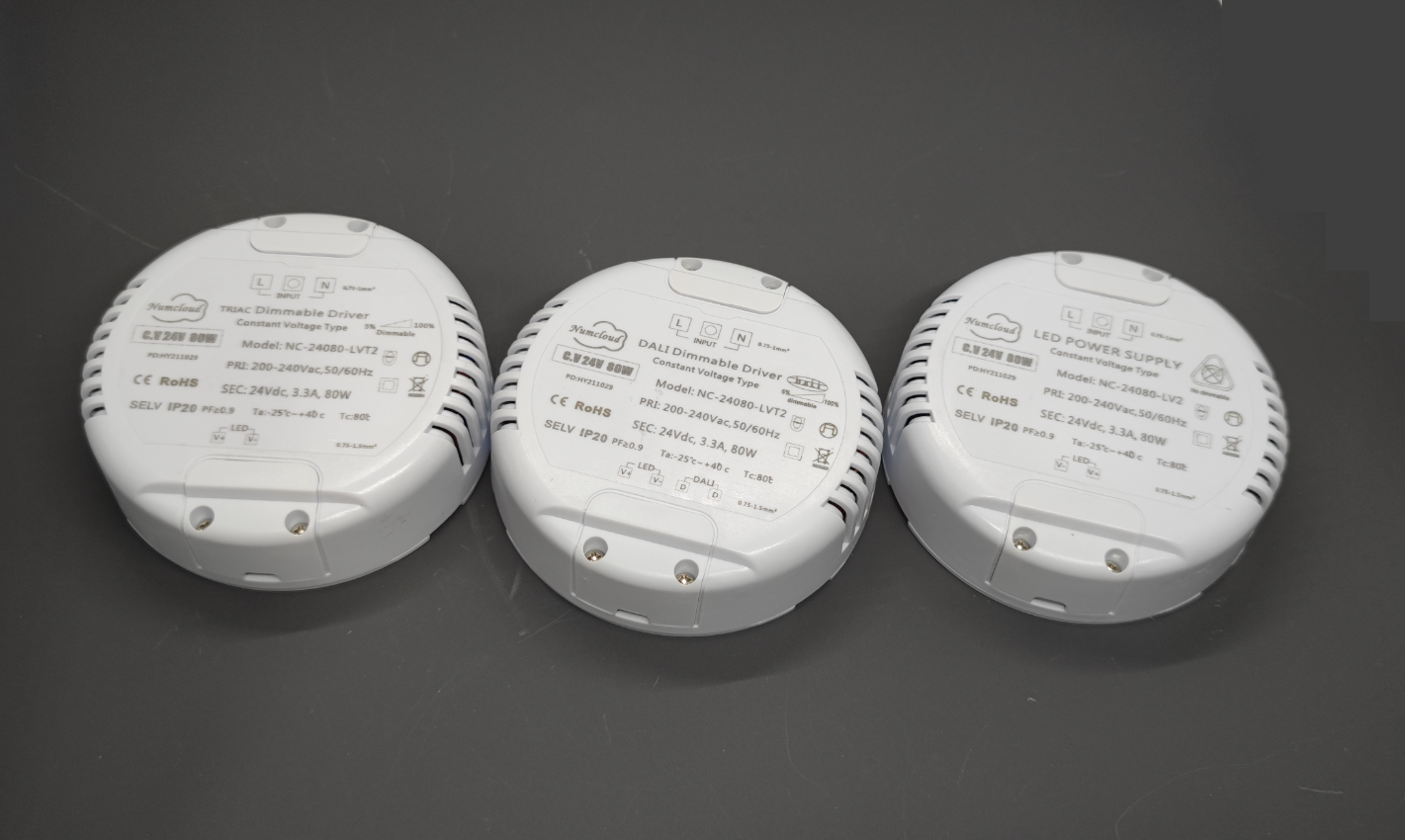 C.v 12v 24v 12w 20w 30w 40w 60w 80w Mini Small Size Round Driver ...