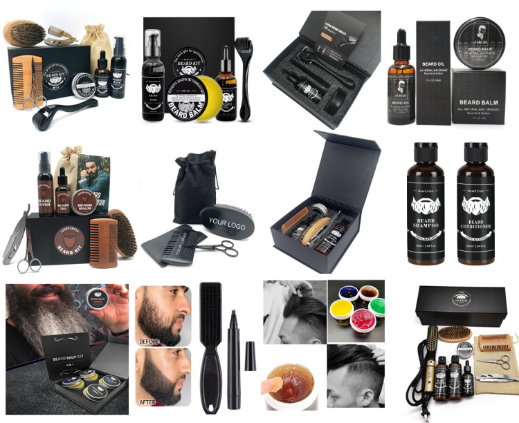 Men's Hair Care Products Gift Set Man Beard Care Male Grooming Kit ...