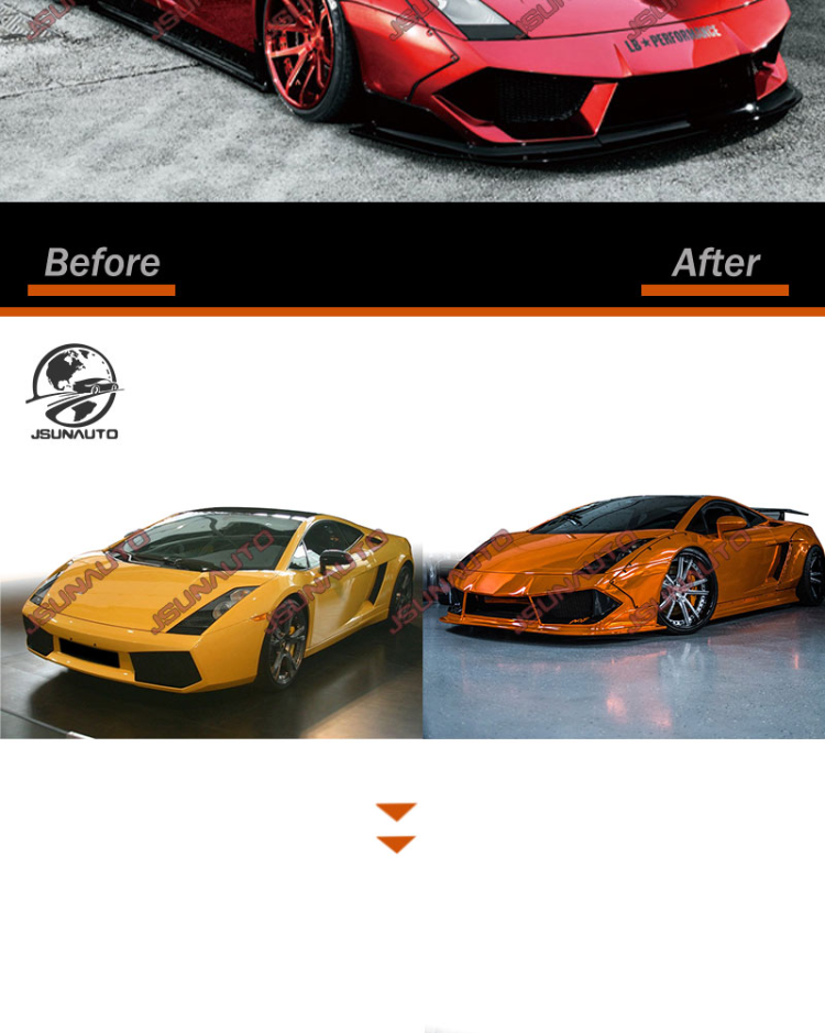 Buy Wholesale China Jsunauto Frp Body Kit For Lambo Gallardo Lb Style ...