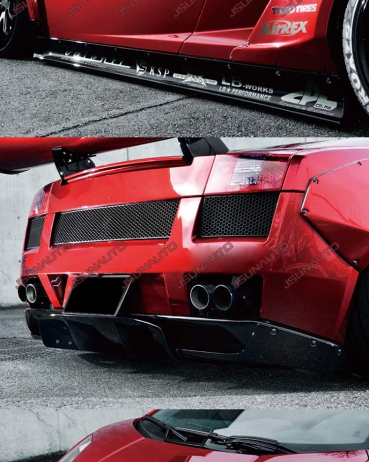 Buy Wholesale China Jsunauto Frp Body Kit For Lambo Gallardo Lb Style ...
