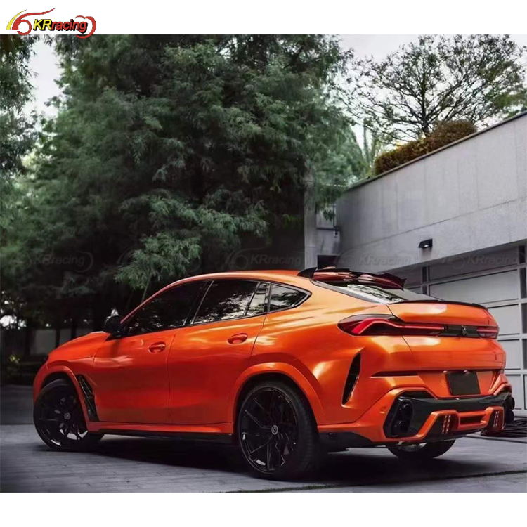 Larte Style Carbon Fiber Body Kit With Hood For Bmw X6 G06 2020-2022 ...