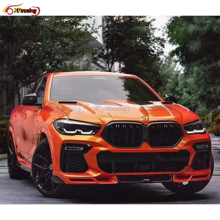 Larte Style Carbon Fiber Body Kit With Hood For Bmw X6 G06 2020-2022 ...