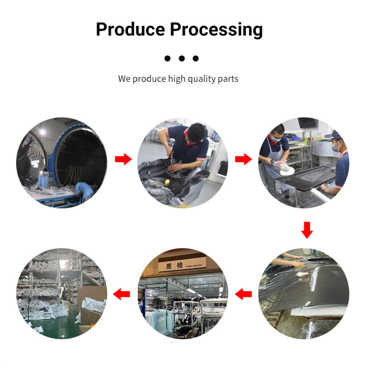 Larte Style Carbon Fiber Body Kit With Hood For Bmw X6 G06 2020-2022 ...