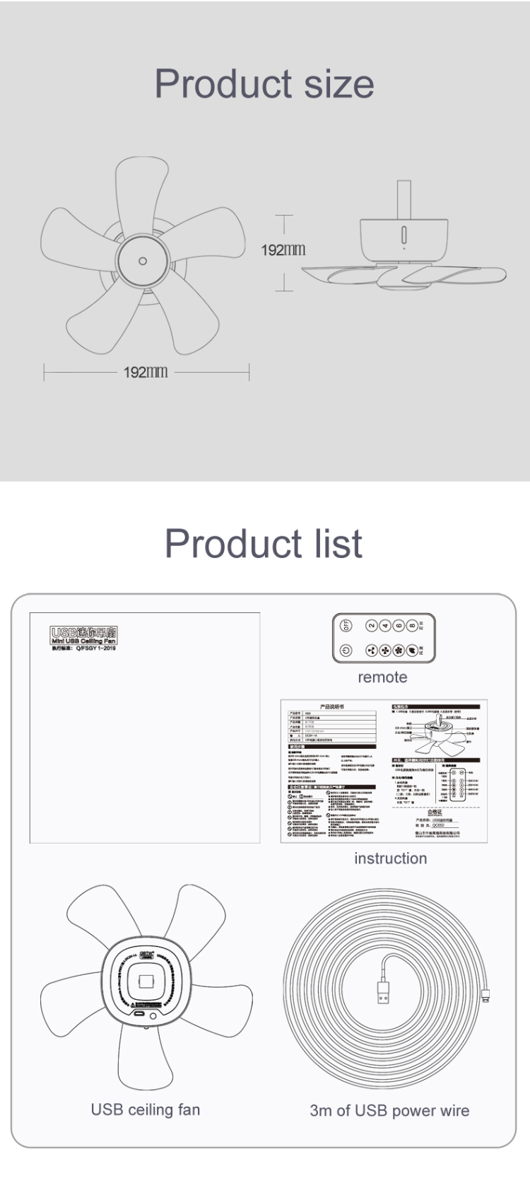 220 Volts Hanging Contemporary Usb Outdoor Ceiling- Fan Control Box ...