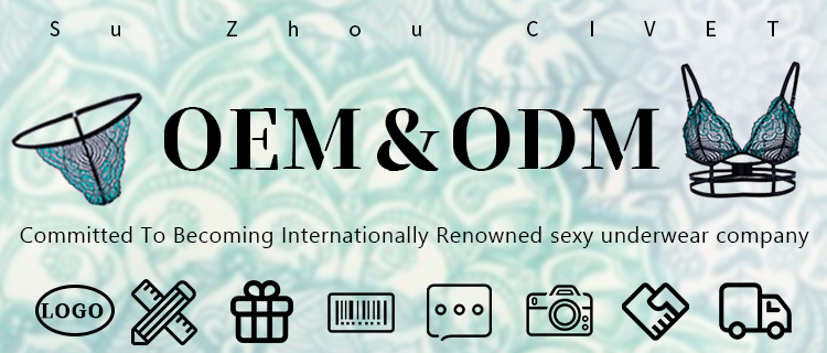 Civet Three-point Bra Panty Lingerie Xxx Sexy Girl Sexy Underwear Oem ...