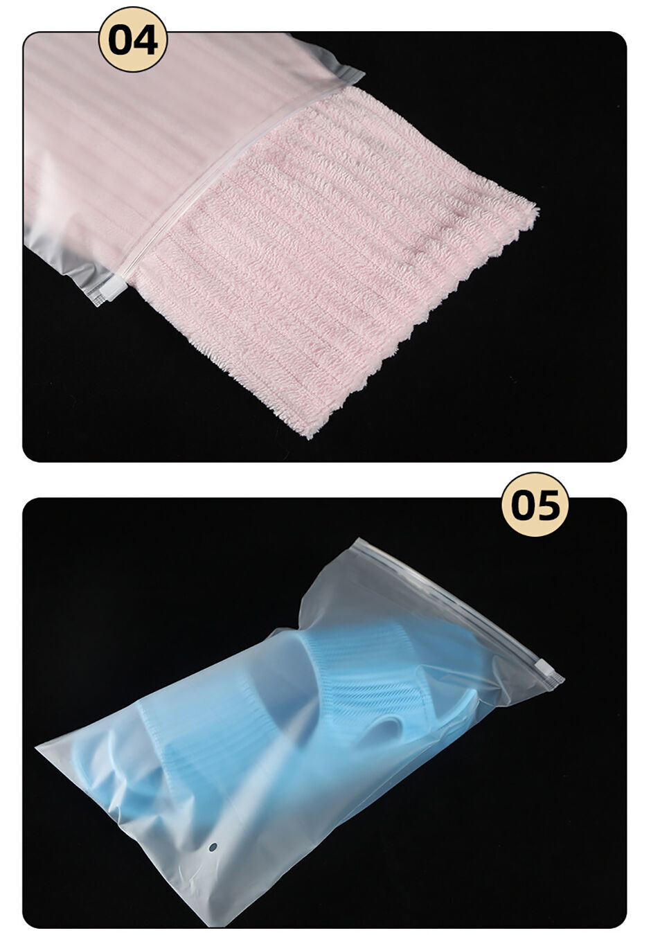 Buy Wholesale China Eco-friendly Custom Logo Printed Plastic Frosted ...