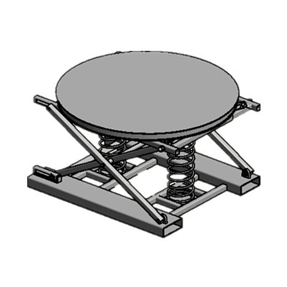 Steel Rotation Lift Table Platform Turntable Palift Pallet Leveller Ws ...