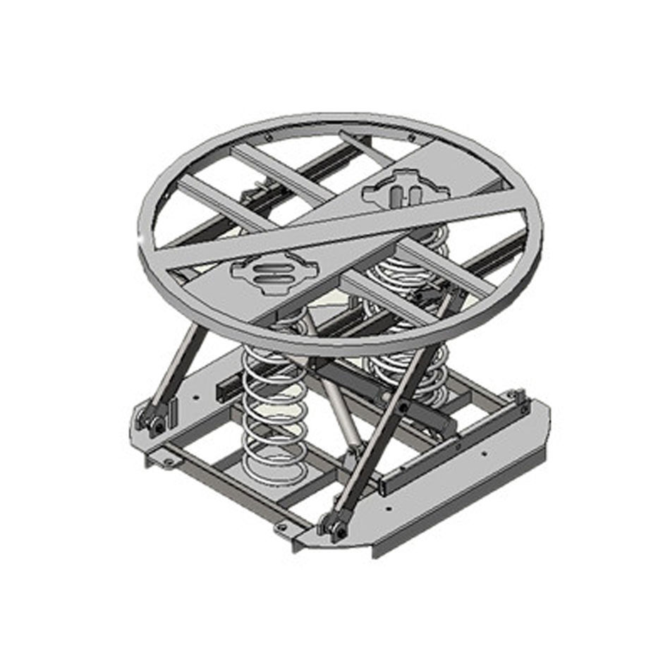 Steel Rotation Lift Table Platform Turntable Palift Pallet Leveller Ws ...