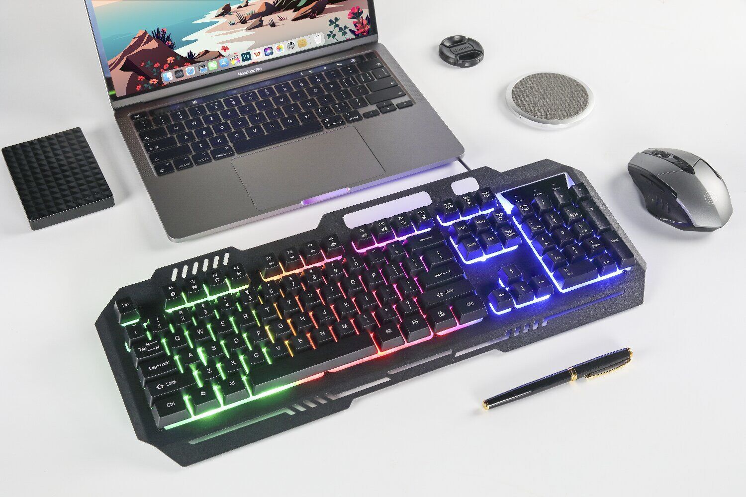 Buy Wholesale China Gaming Keyboard, Usb Wired 104 Keys Gaming Keyboard ...