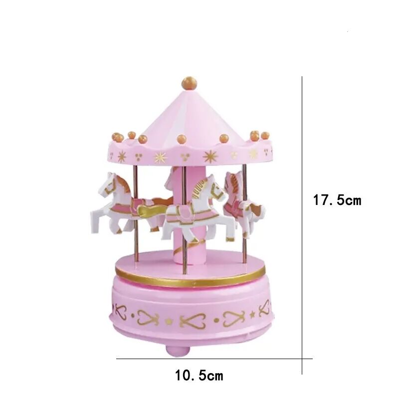 Creative Popular Fun Lovely Toy Movable Wooden Customized Carousel ...