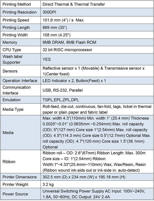 Buy Wholesale China Hcctg Laundry Tag Printer Portable Thermal Transfer ...