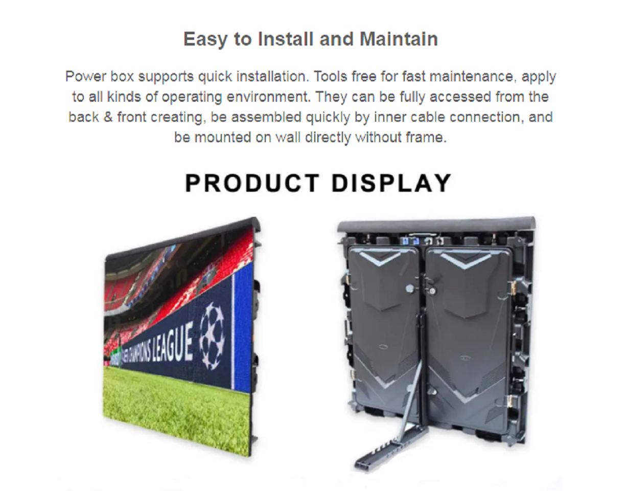 Buy China Wholesale Outdoor Stadium Led Sign Led Video Cabinet Display ...
