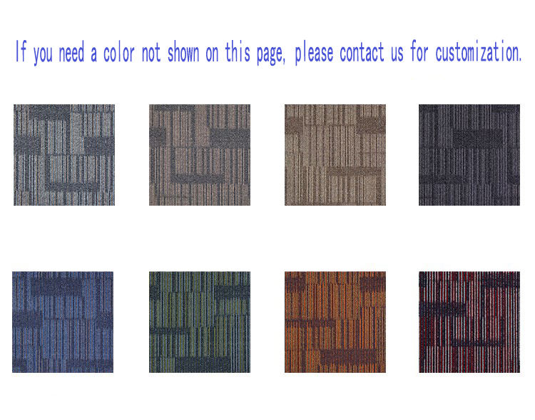 2021 Custom Design 100% Pp Yarn Pvc Waterproof Backing Carpet Tiles For ...