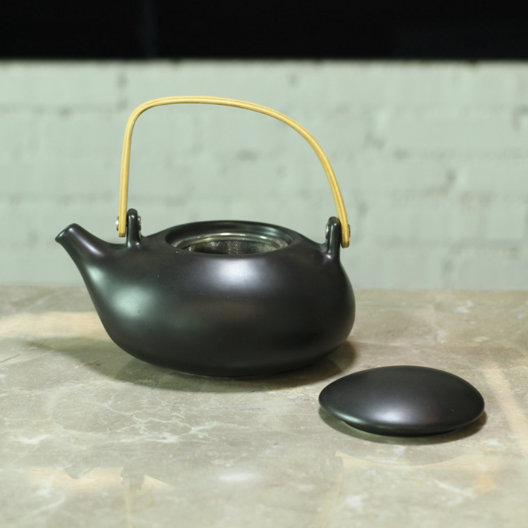 Bulk Buy China Wholesale Japanese Tea Set Black Color Porcelain Tea Set ...