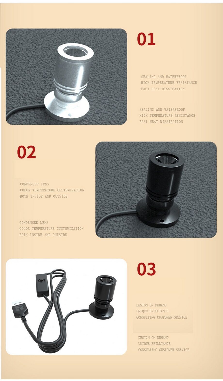 Buy Wholesale China 1w 3w 5v 12v 24v Led Downlight Cob Led Indoor ...