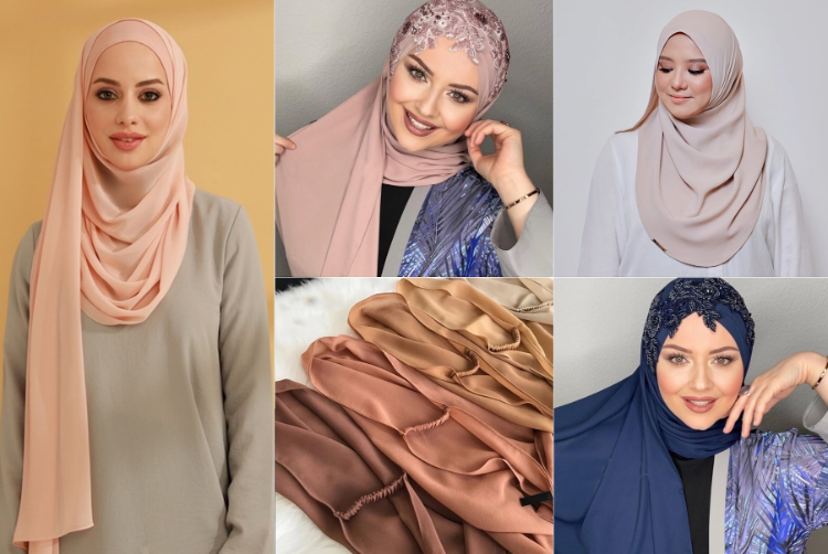 High Quality Custom Fashion Luxury Solid Color Premium Diamond Crepe ...