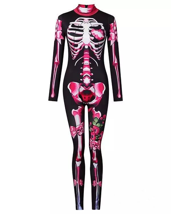 Halloween Costumes Women Kids Skeleton Onesie Halloween Onesies For ...