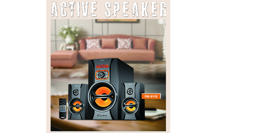 Rhm Rm-9118 Multimedia Speaker 2.1 Surround Subwoofer Home Theater System Usb/sd/fm/bt/aux ...