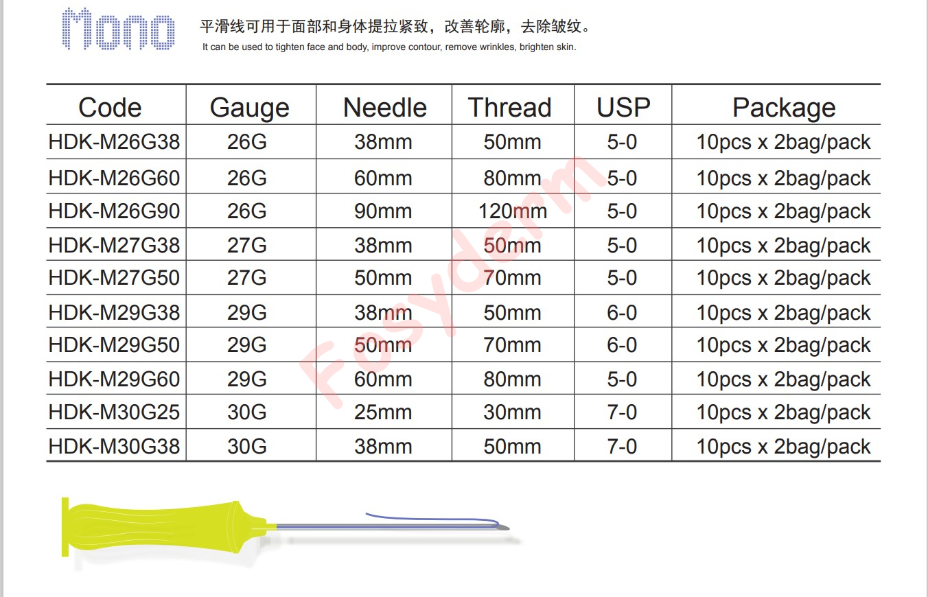 Buy Wholesale China Pdo Threads Lift Smooth Threads Hilos Pdo Mono ...