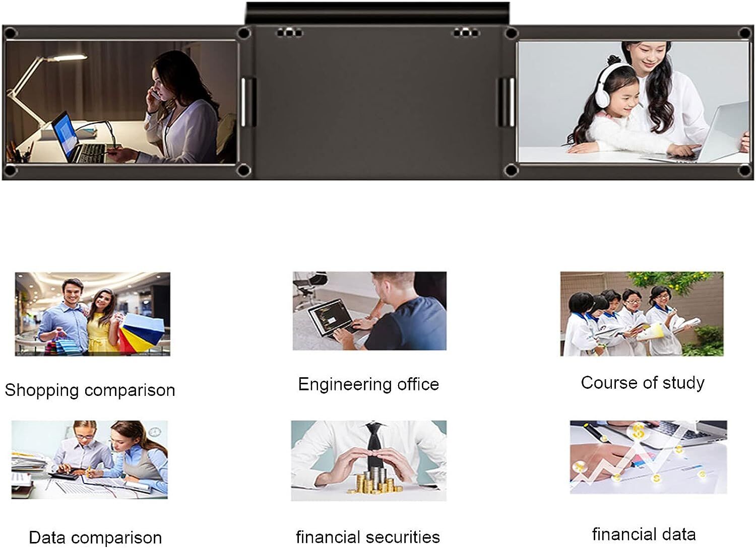 Buy Wholesale China Yuko Dr145 Odm Porject 14.1" Dual Screen Triple ...