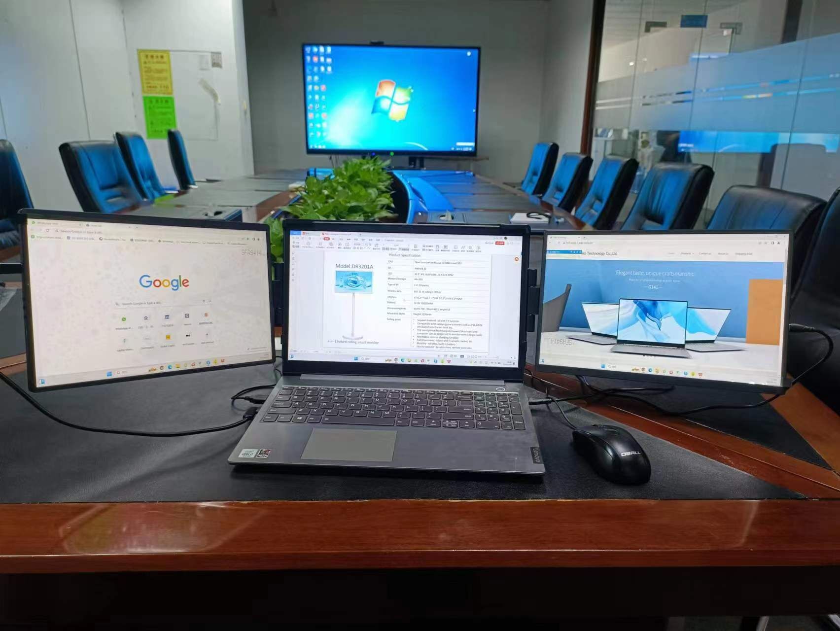 Buy Wholesale China Yuko Dr145 Odm Porject 14.1" Dual Screen Triple ...