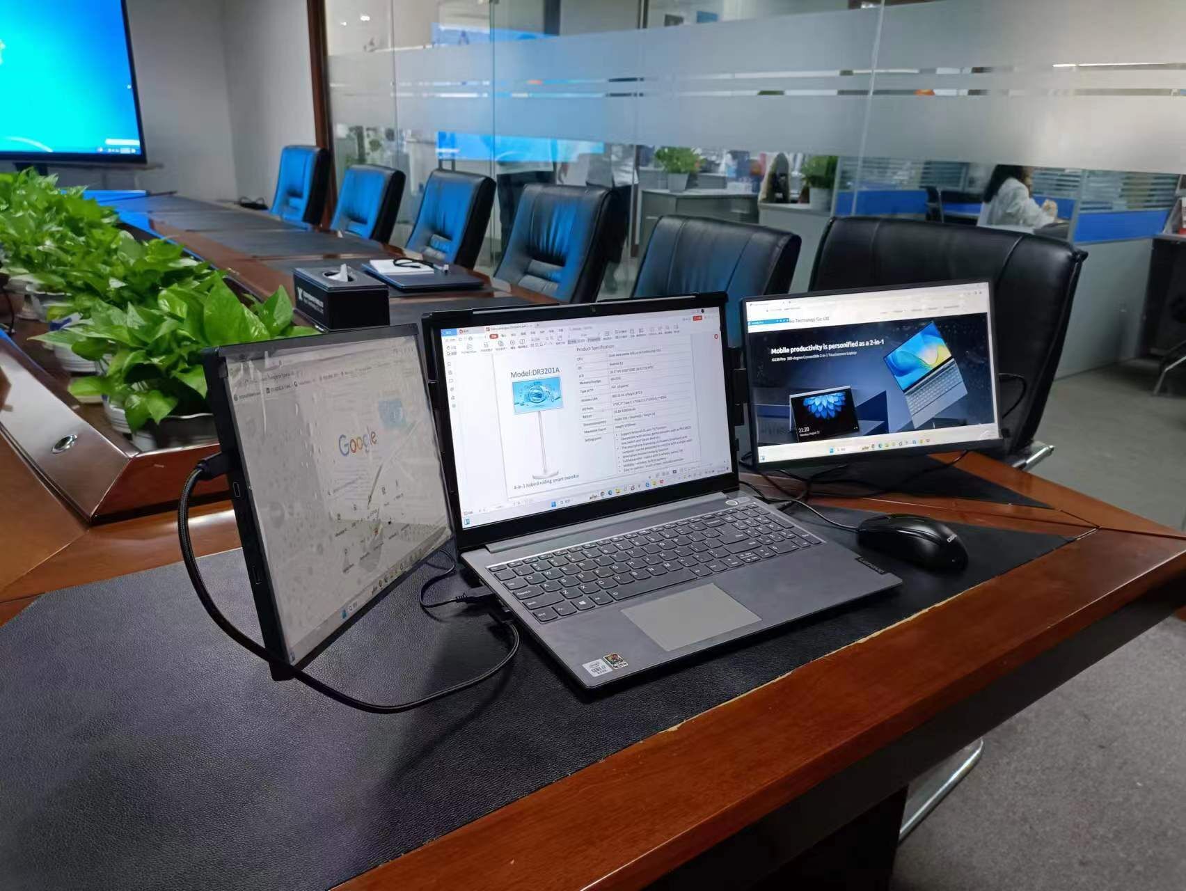 Buy Wholesale China Yuko Dr145 Odm Porject 14.1" Dual Screen Triple ...