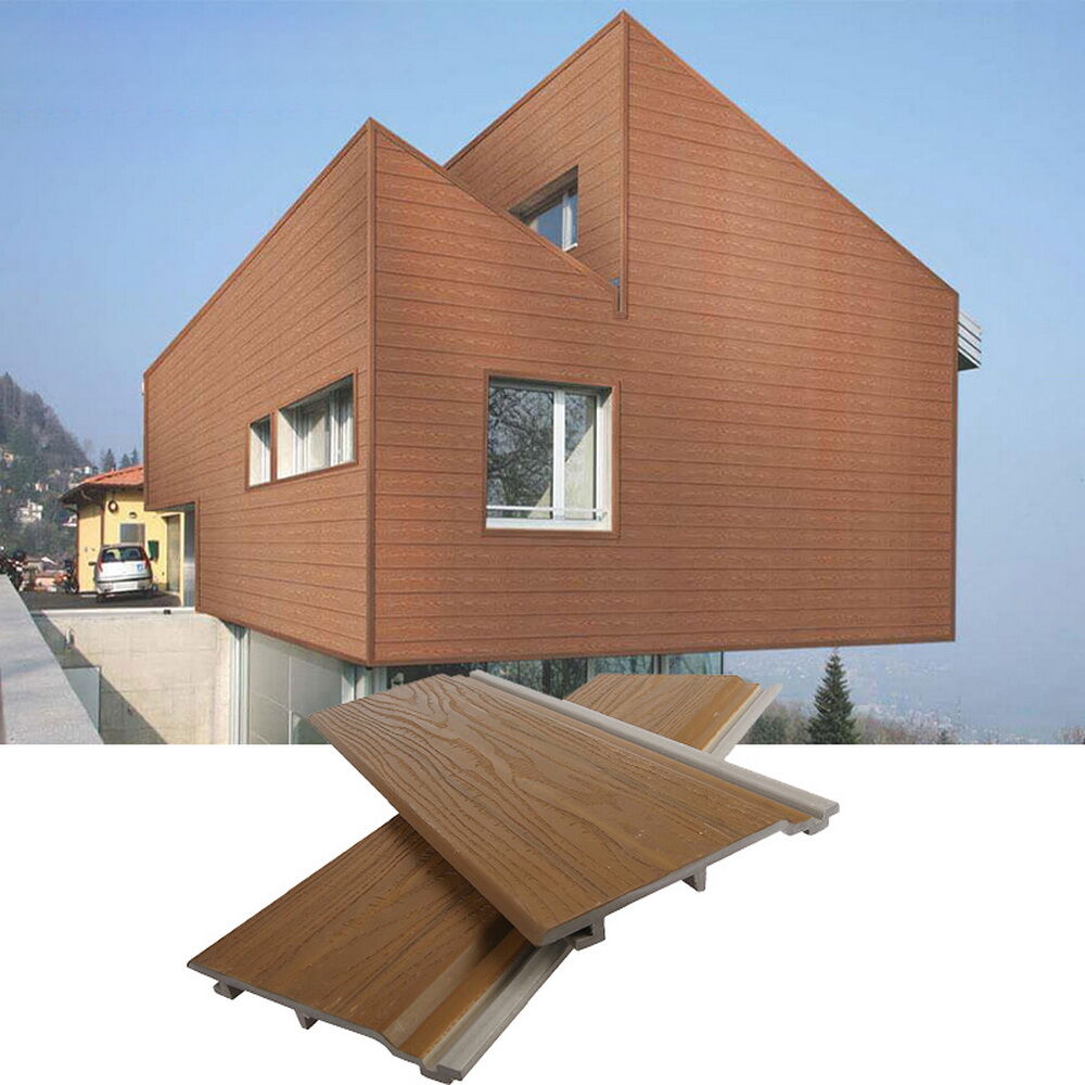 Villa Decoration Exterior Wall Panels Cladding 3d Pvc Outdoor Heat ...