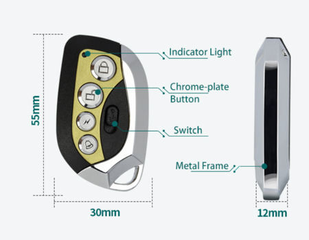 Buy Wholesale China 6v Metal Arc-shaped Universal Garage Door Opener ...