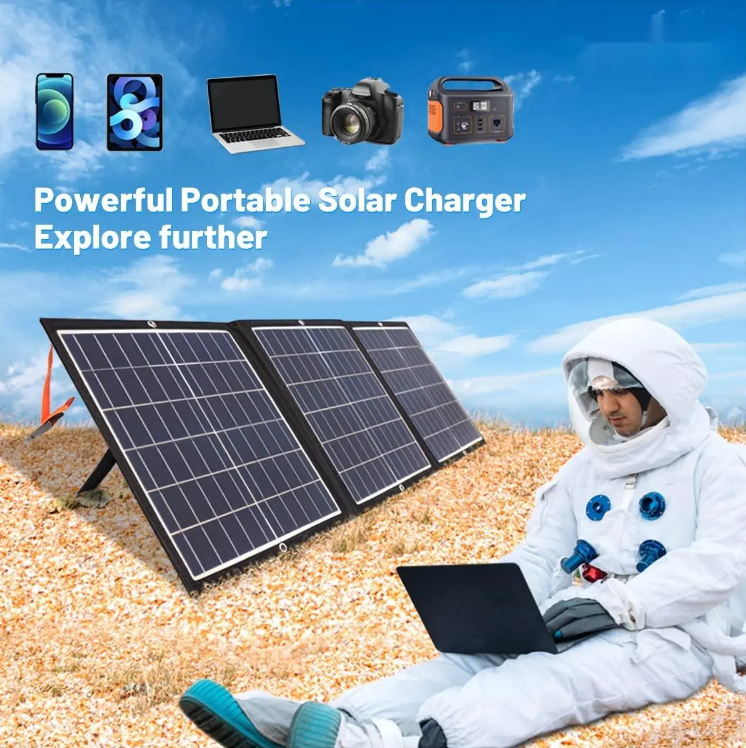 Buy Wholesale China 400w Portable Solar Panel Mobile Folding Outdoor Camping Monocrystalline ...