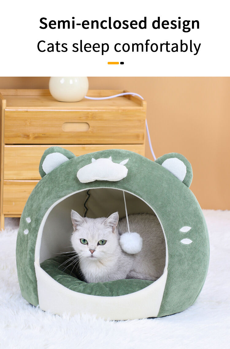 Friendly Portable Sleeping Warm Modern Home Cat Play House, Cat Cave ...