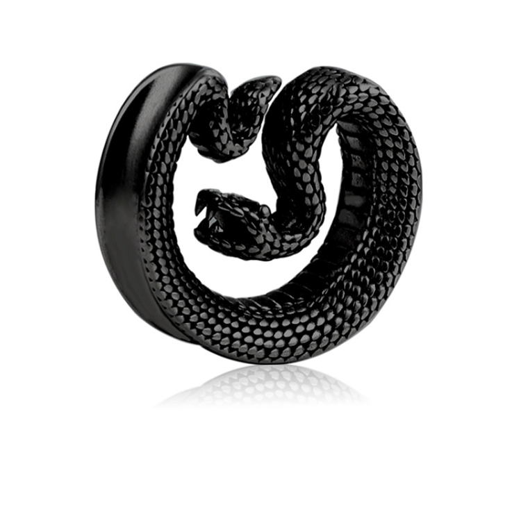 Nuoro Cool 8-25mm Snake Saddle Ear Gauges Expander Piercing Jewelry ...
